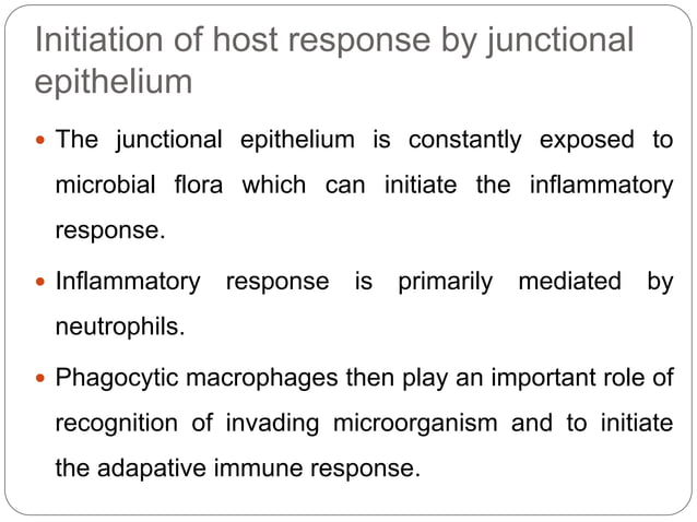 Host microbial interactions in periodontal diseases | PPTX
