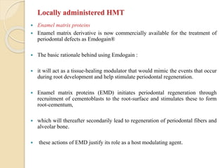 Host modulation therapy | PPTX | Dental Health | Diseases and Conditions