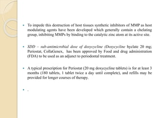 Host modulation therapy | PPTX