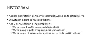 Histogram - Citra Digital | PPTX