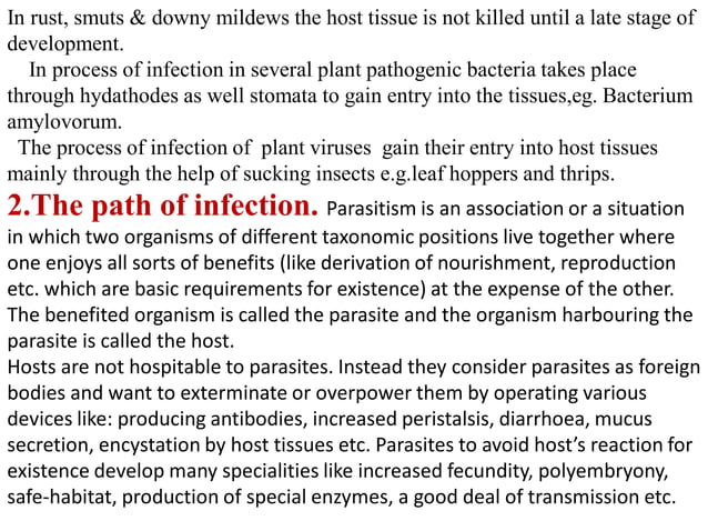 Host parasite relationship ,interaction & mechanism of | PDF ...