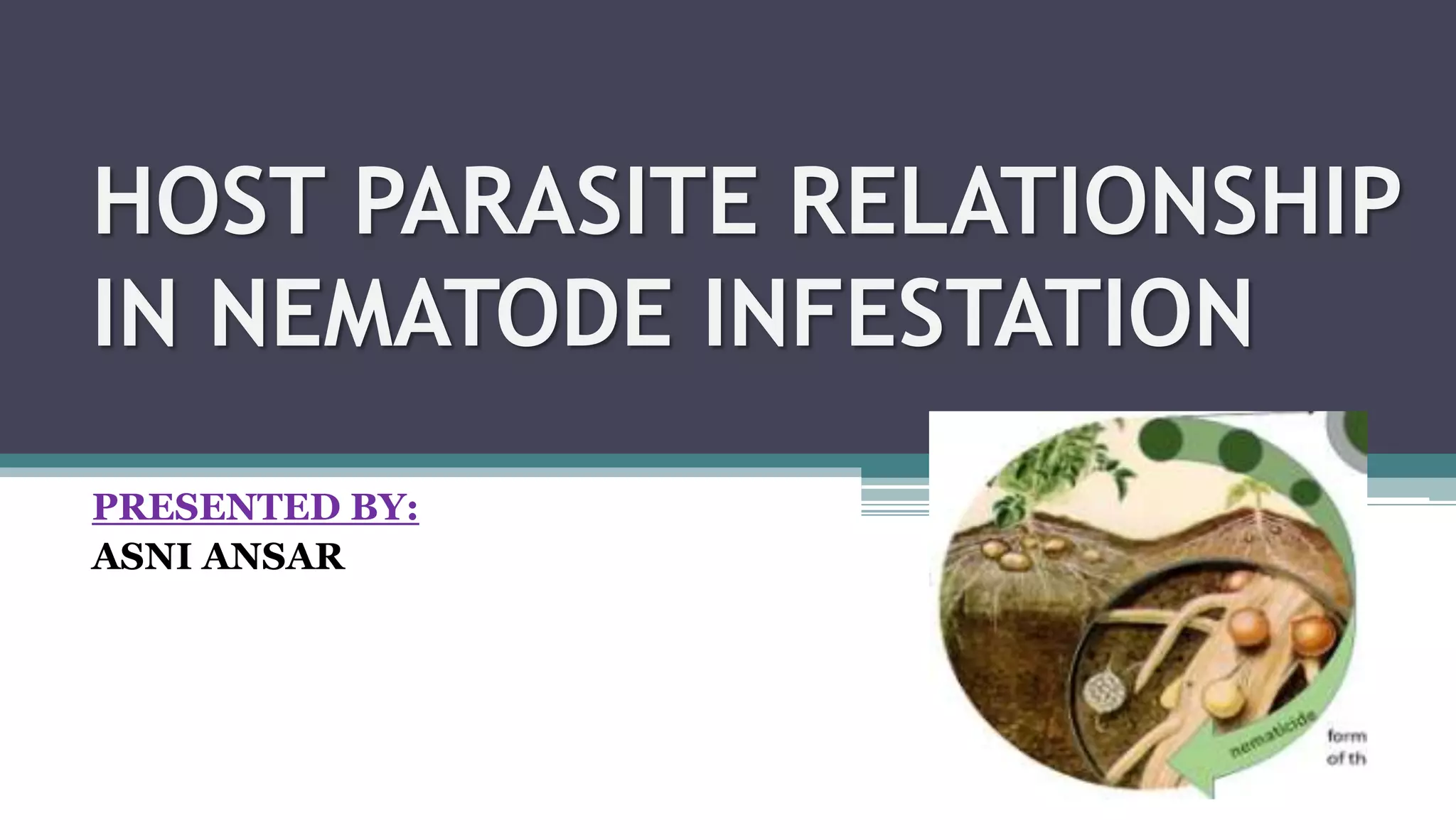 host parasite relationship of nematode.pptx