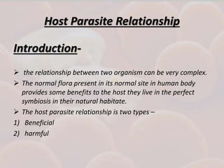 Host parasite relationship | PPTX