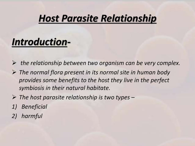 Host parasite relationship | PPTX