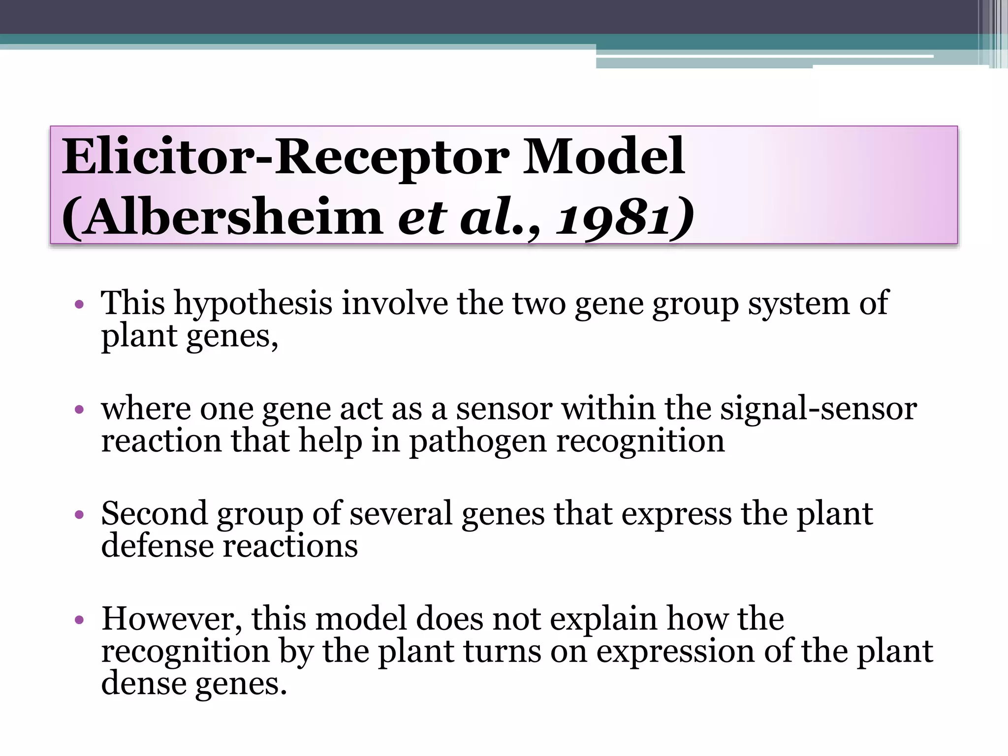 Host pathogen interaction plants | PPTX