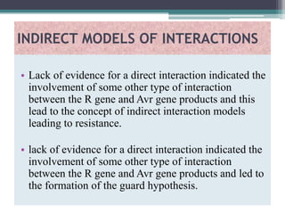 Host pathogen interaction plants | PPTX
