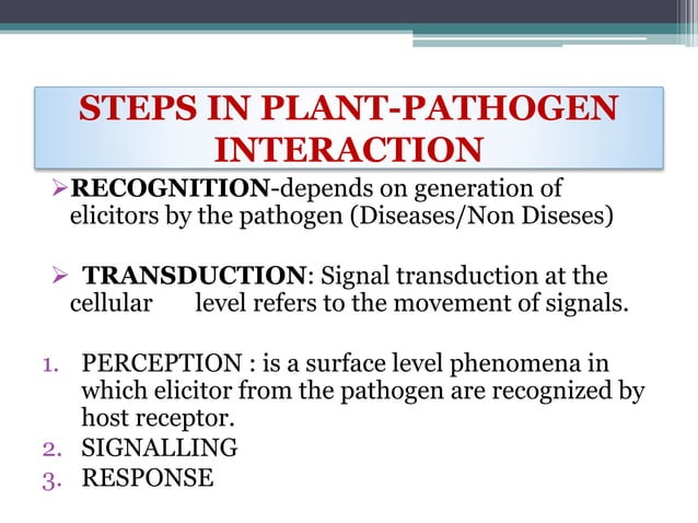 Host pathogen interaction plants | PPTX