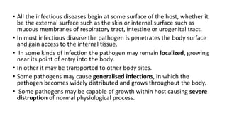 host pathogen interaction, Mechanism of pathogenesis | PPTX