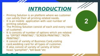 Printing Solution | PPT