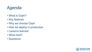 Hostvn ceph in production v1.1 dungtq | PPT