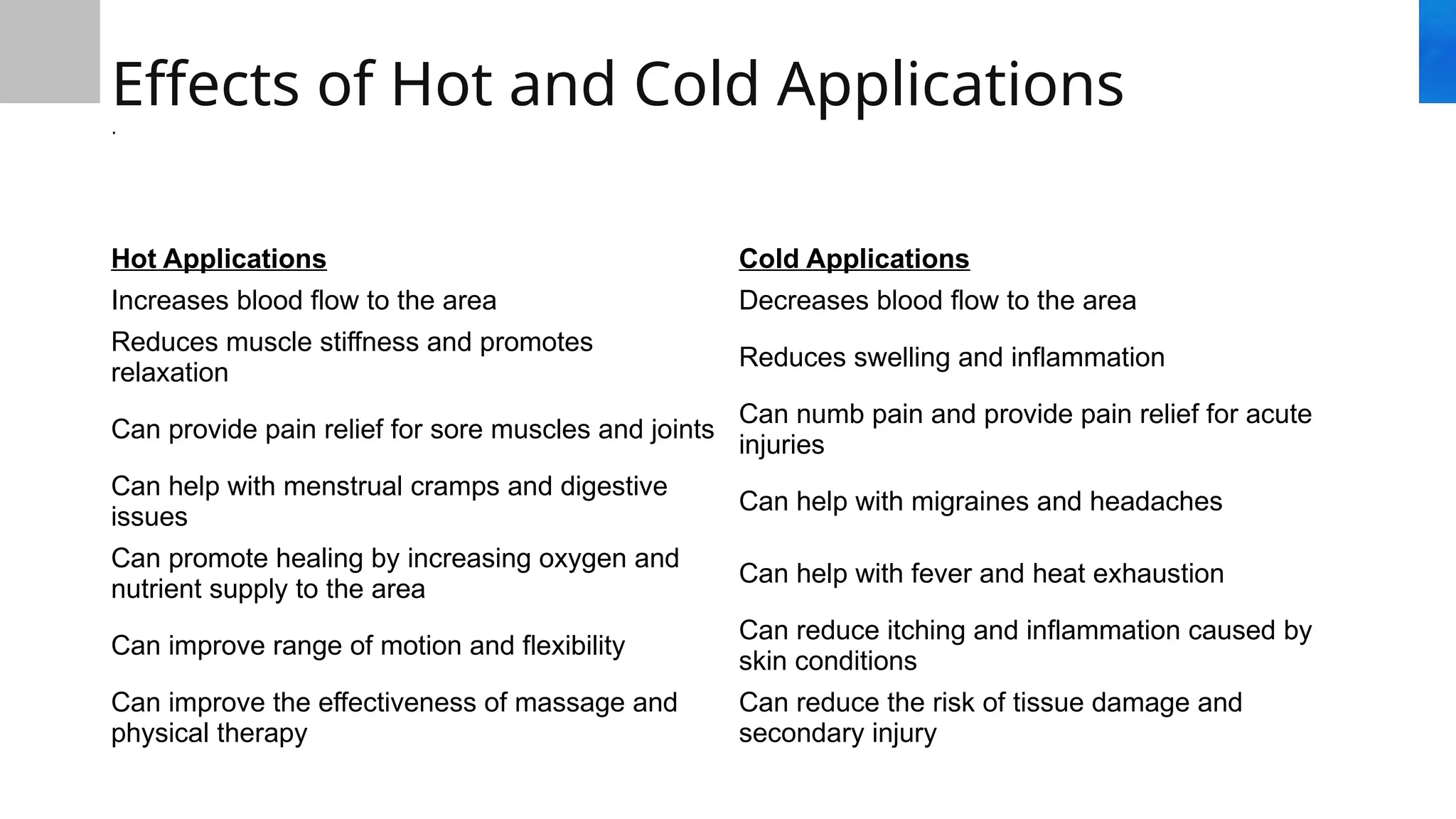 Hot-and-Cold-Applications.pptx Final note | PPTX