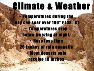 Hot Deserts | PPT