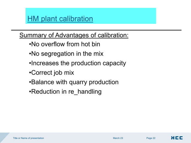 Hot-Mix-Plant-Calibration.ppt | Physics | Science