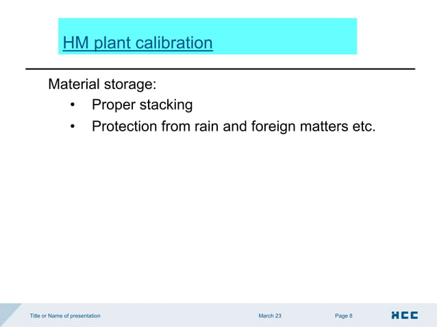 Hot-Mix-Plant-Calibration.ppt | Physics | Science