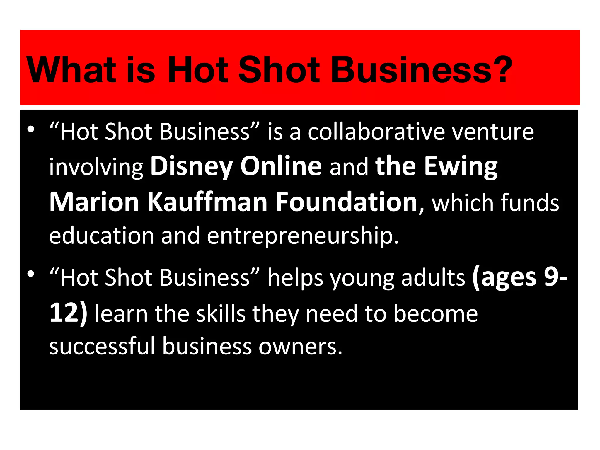 hot shot business | PPT