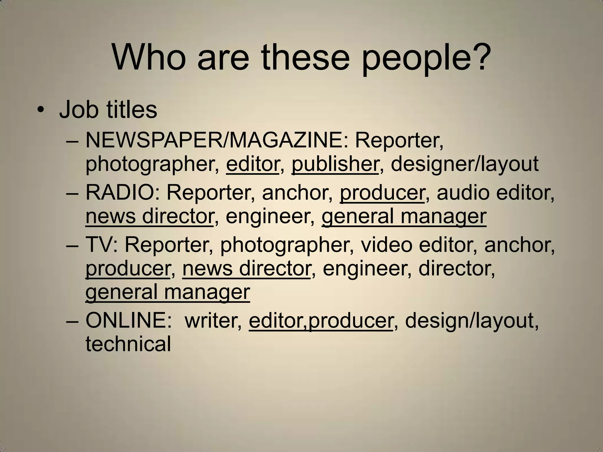 What is Journalism? | PPTX