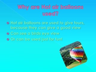 Hot Air Balloons | PPTX
