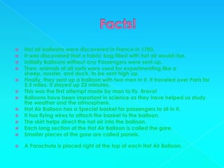 Hot Air Balloons | PPTX