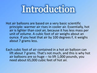 Hot Air Balloons | PPTX