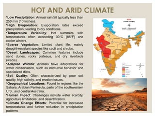 hot and arid climate flora for landscape design ..pptx