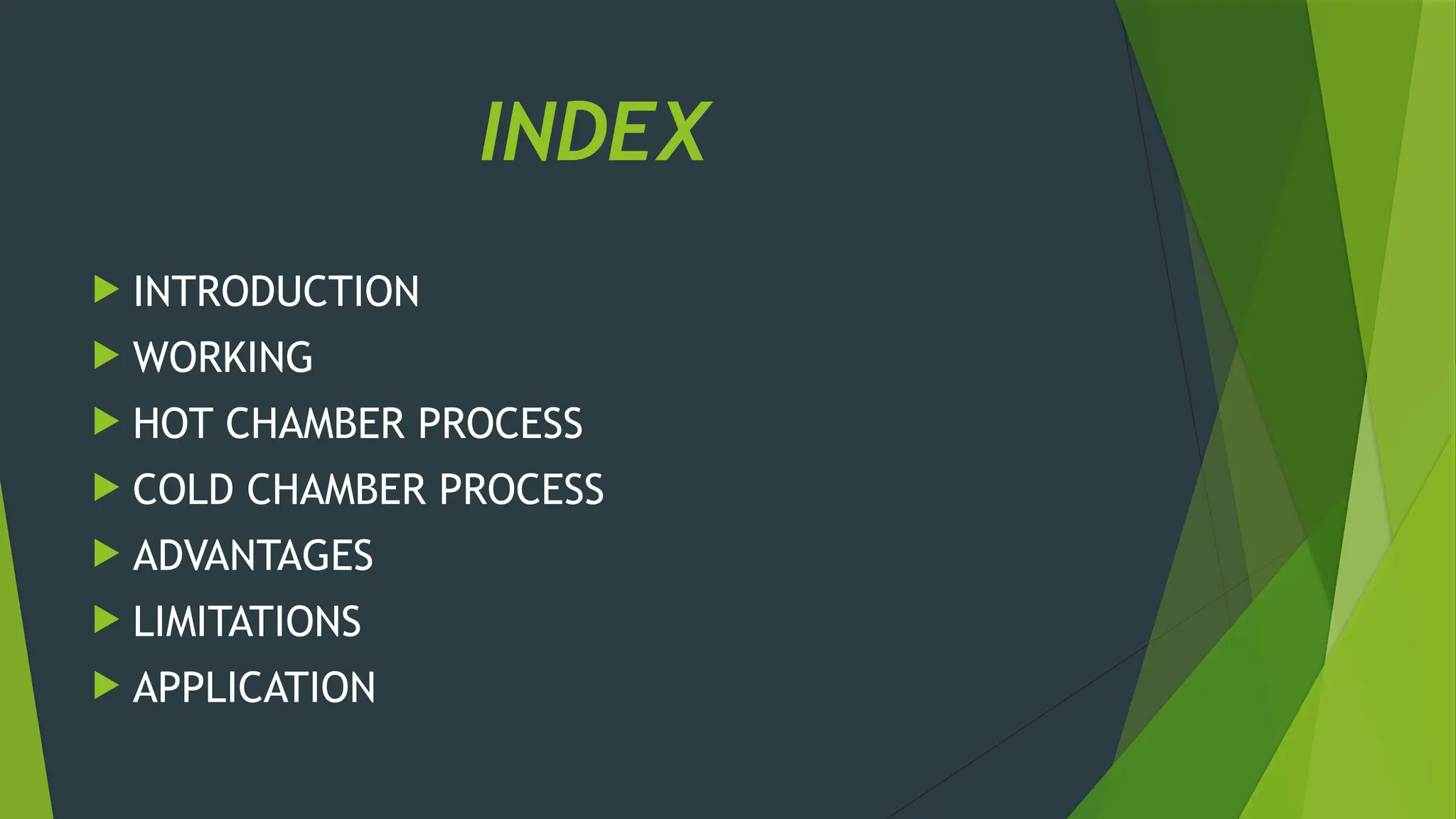 hot and cold chamber die casting.pptx importance | PPTX