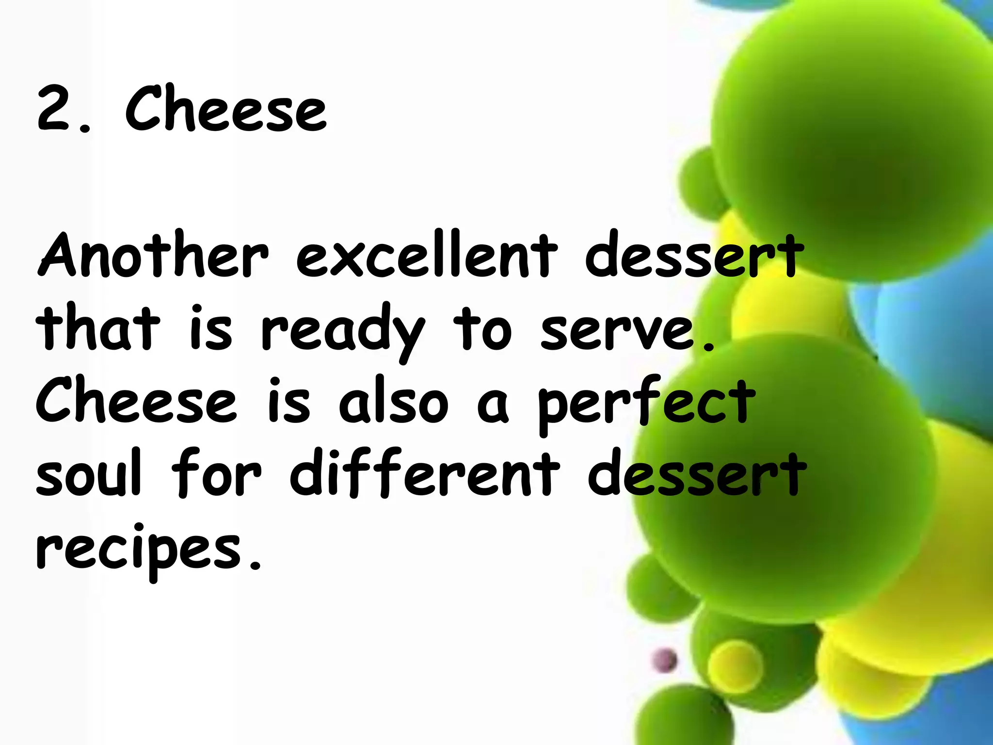 Desserts and It's Classifications | PPTX