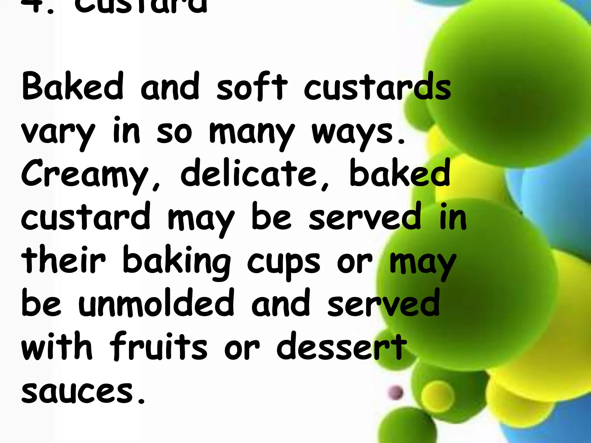 Desserts and It's Classifications | PPTX