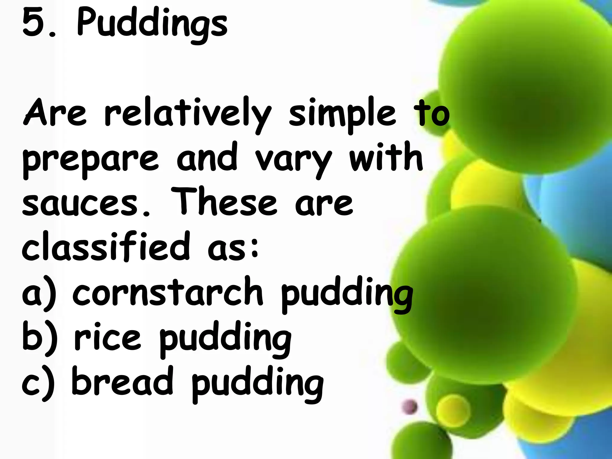 Desserts and It's Classifications | PPTX