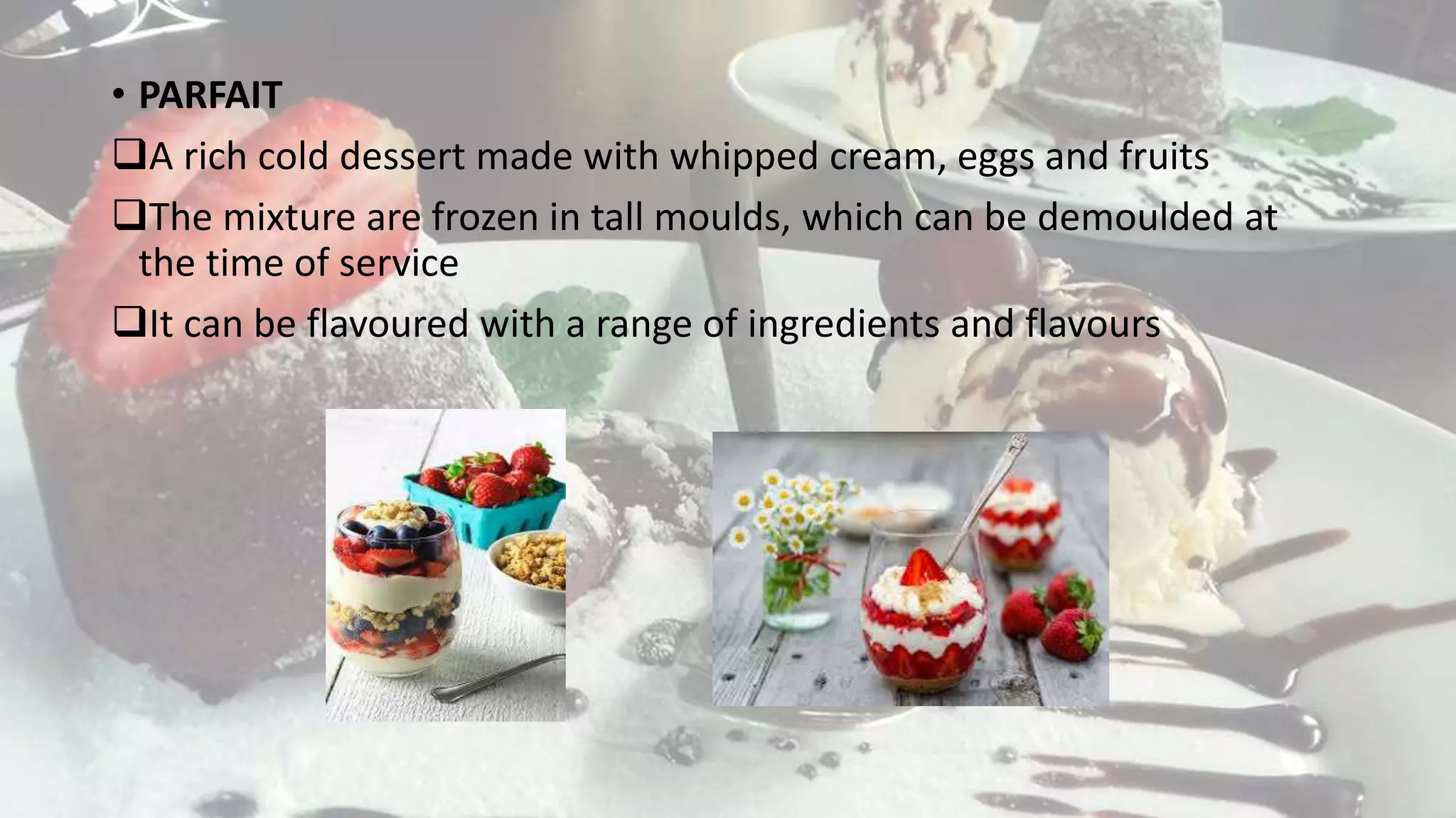 Hot and cold desserts | PPTX