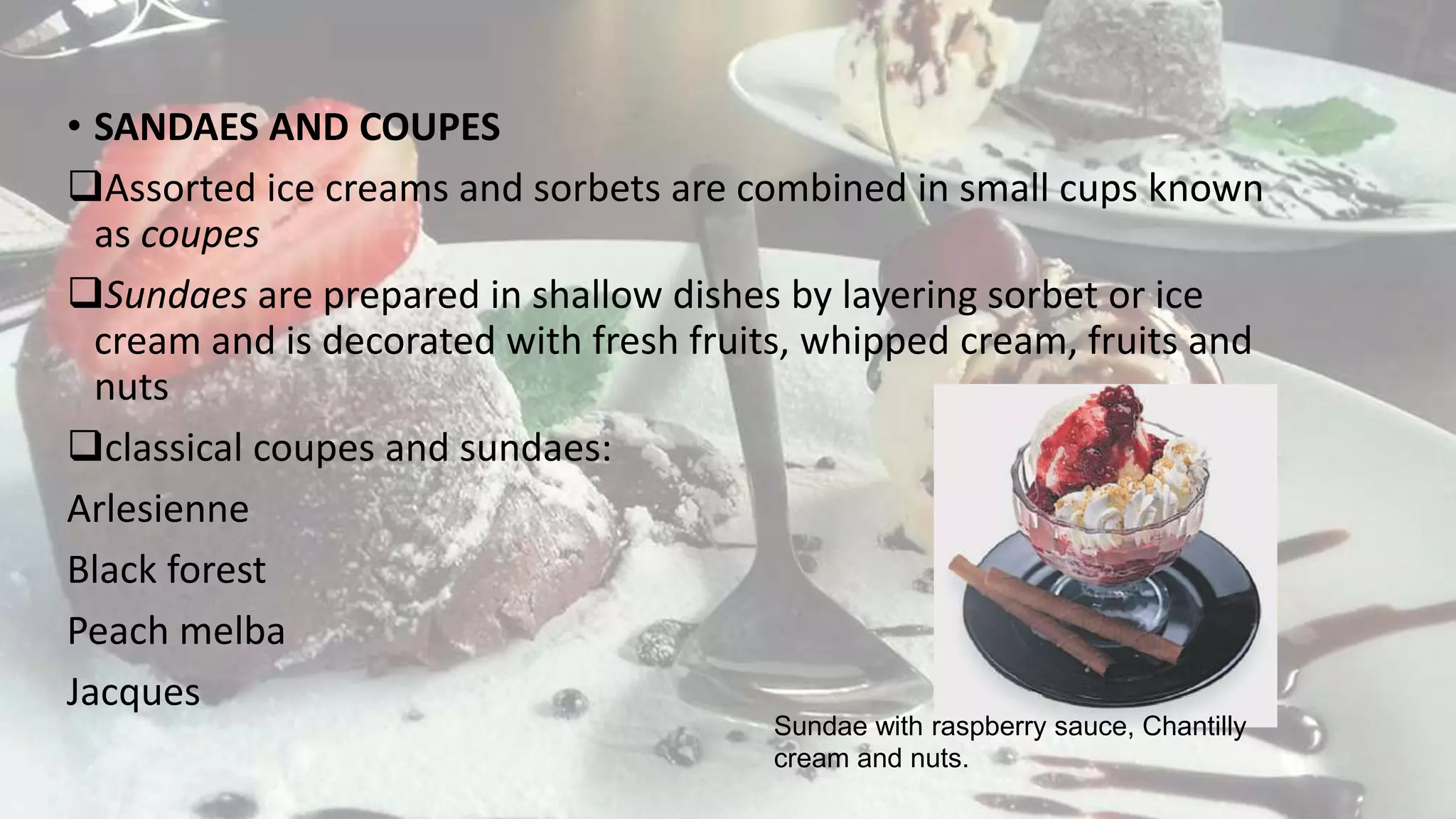 Hot and cold desserts | PPTX
