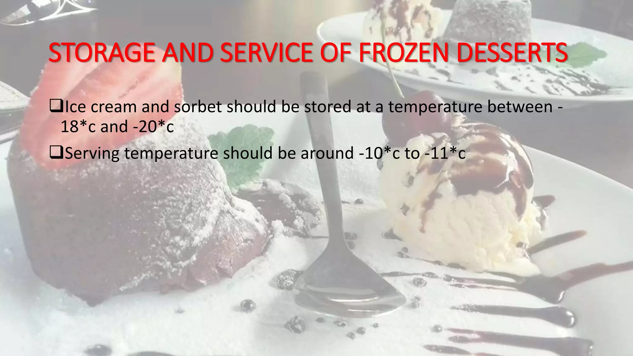 Hot and cold desserts | PPTX