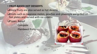 Hot and cold desserts | PPTX