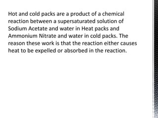 Hot and cold packs | PPTX