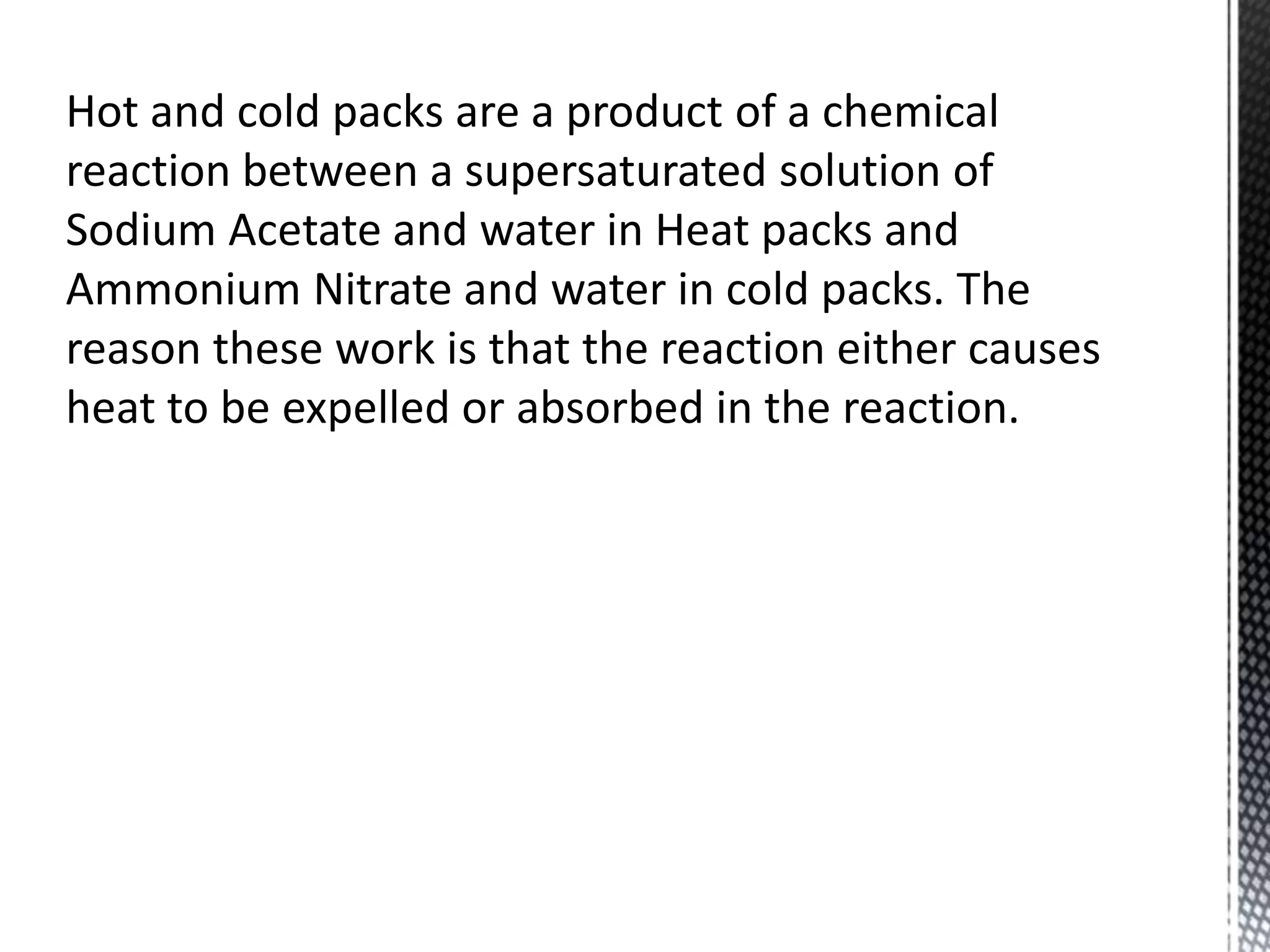 Hot and cold packs | PPTX