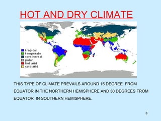 Hot and dry climate | PPT