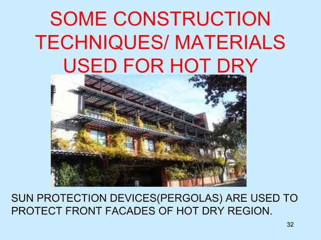 Hot and dry climate | PPT
