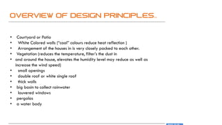 vernacular architecture in Hot and dry climate | PDF