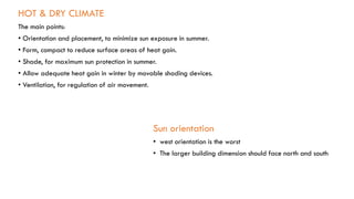 vernacular architecture in Hot and dry climate | PDF