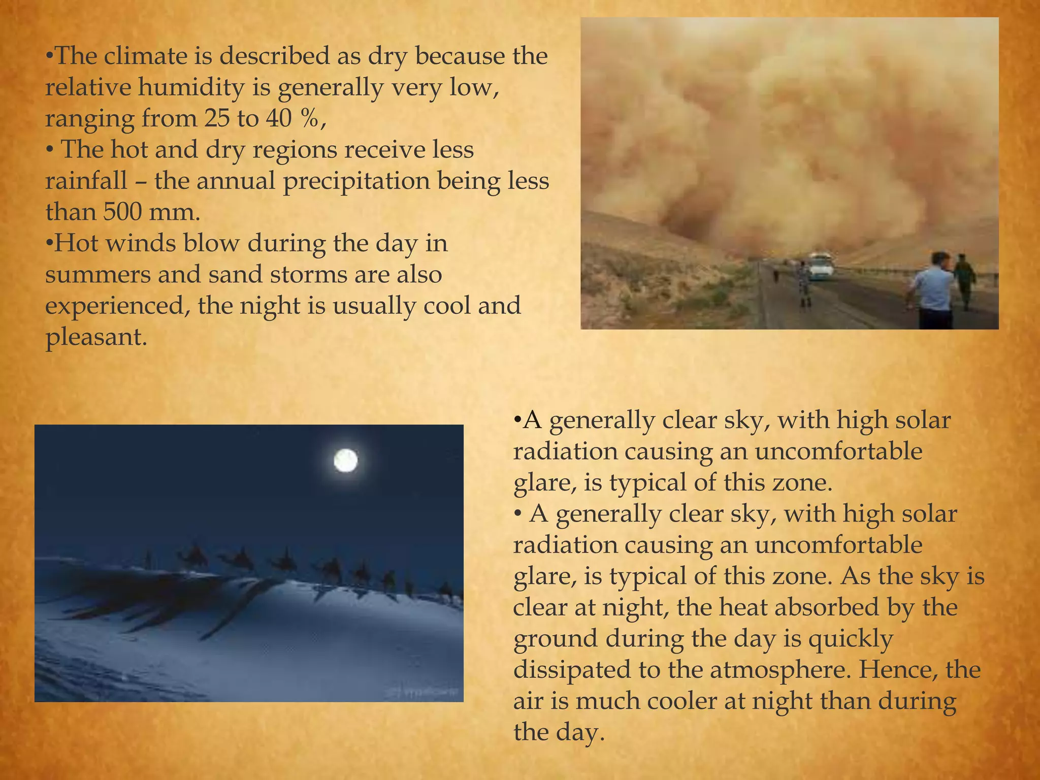 Hot and dry climate case study. | PPTX
