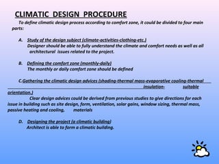 Architecture in Hot and humid climate | PPT