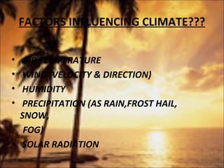 Architecture in Hot and humid climate | PPT