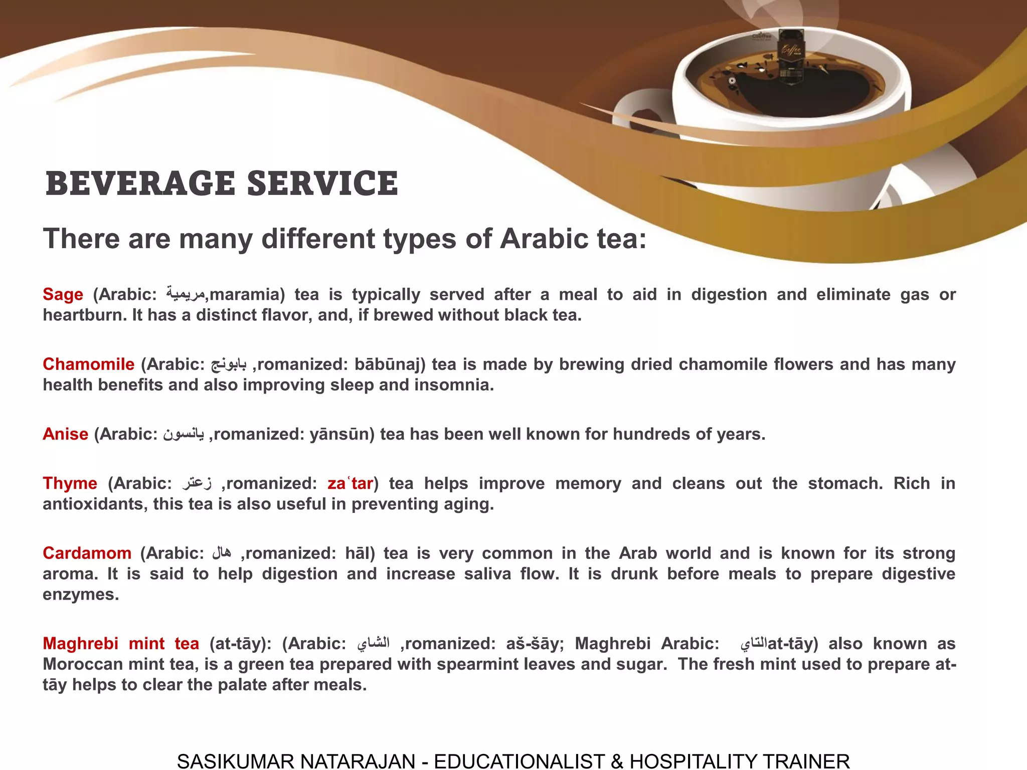 HOT BEVERAGE SERVICE | PDF