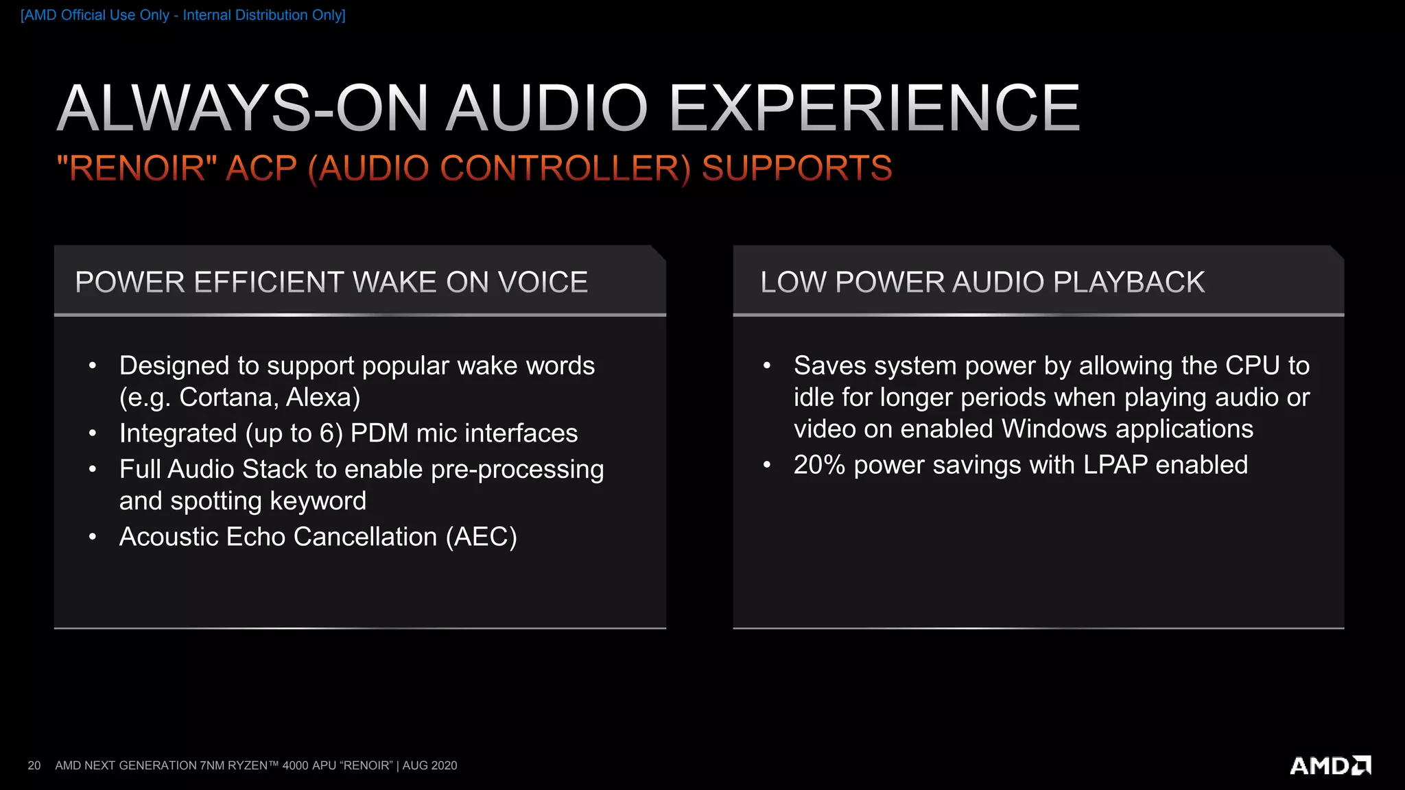 Hot Chips: AMD Next Gen 7nm Ryzen 4000 APU | PPTX