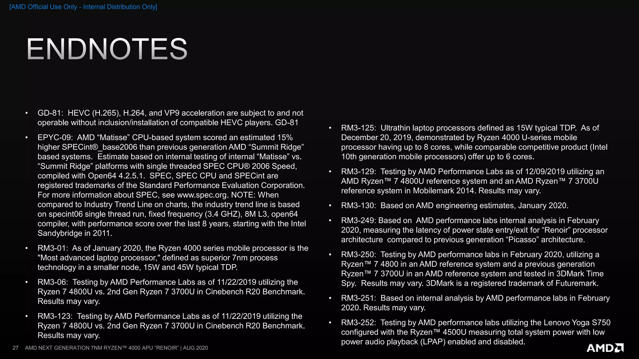 Hot Chips: AMD Next Gen 7nm Ryzen 4000 APU | PPTX | Operating Systems ...