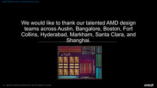 Hot Chips: AMD Next Gen 7nm Ryzen 4000 APU | PPTX | Operating Systems ...