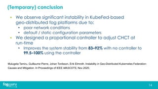 Container orchestration in geo-distributed cloud computing platforms | PPT
