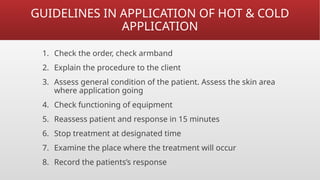 HOT & COLD APPLICATION in MidwiferyPPT.pptx