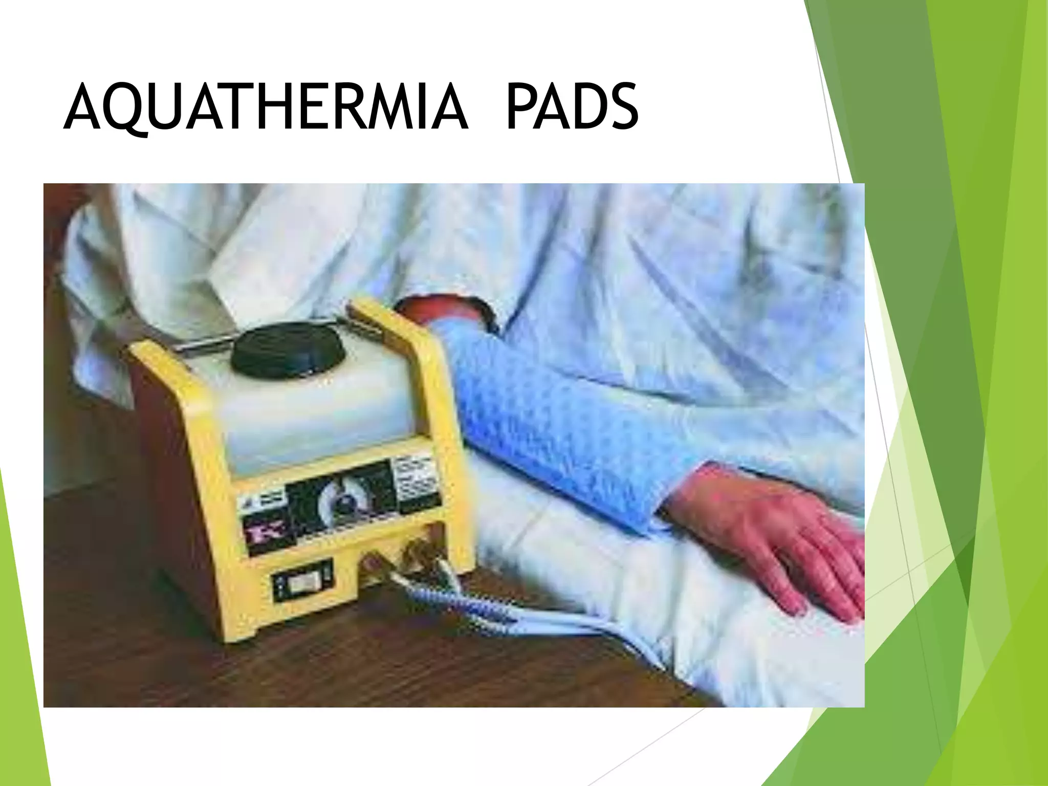 Hot & cold applications types | PPTX