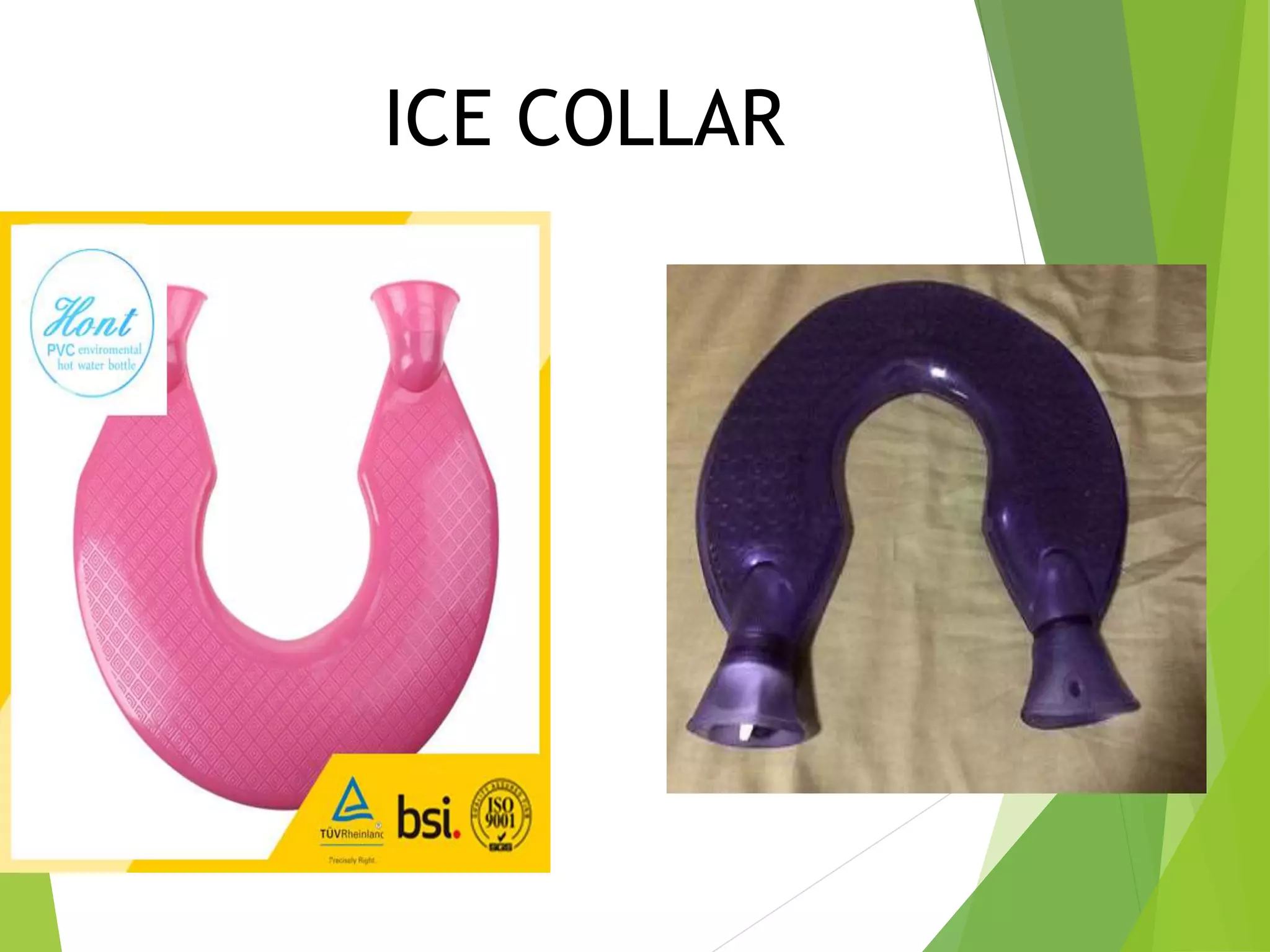 Hot & cold applications types | PPTX