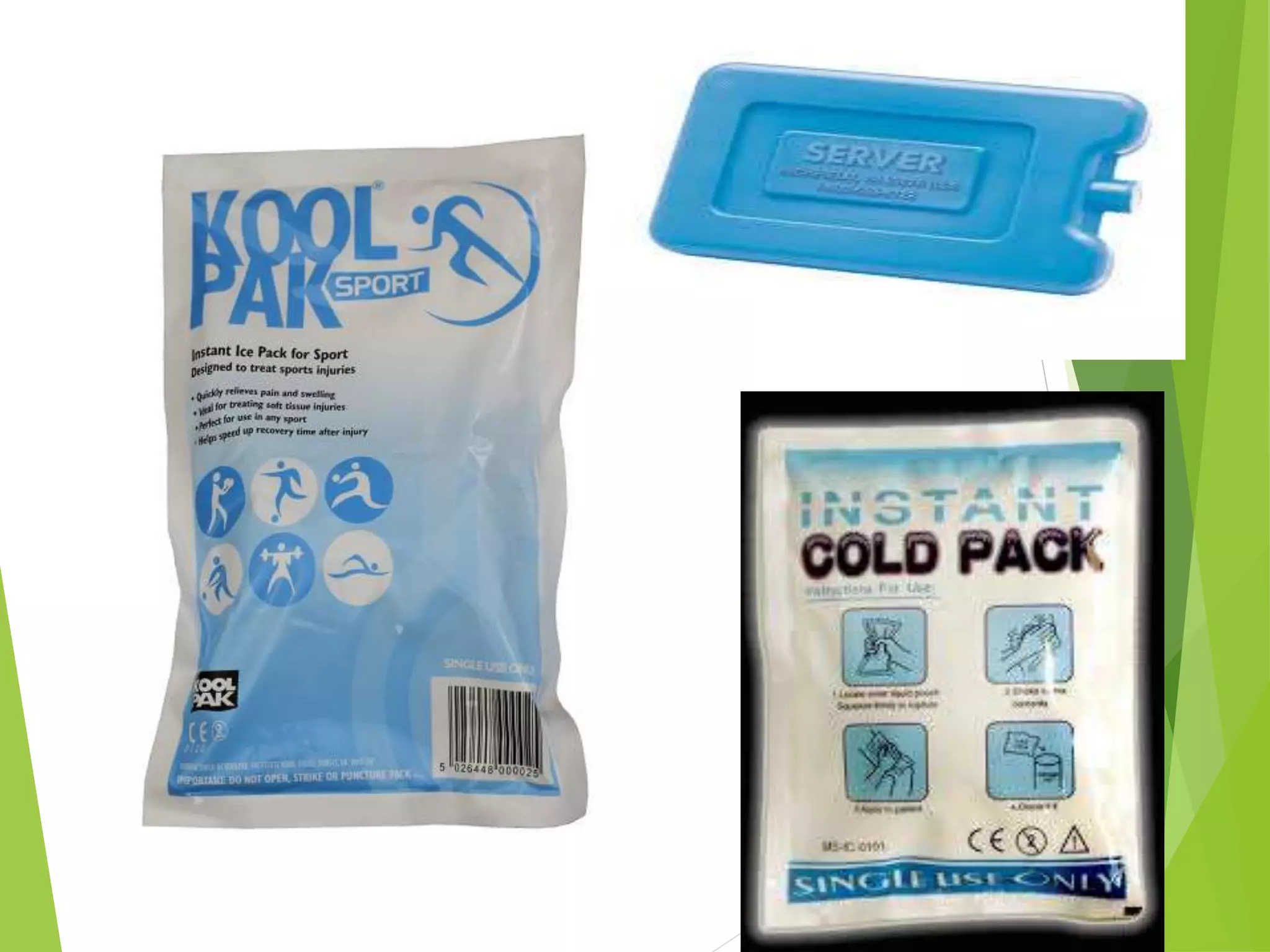 Hot & cold applications types | PPTX